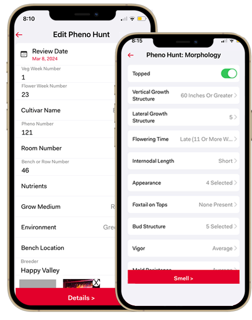 PhenoHunter Mobile App - Happy Valley Genetics